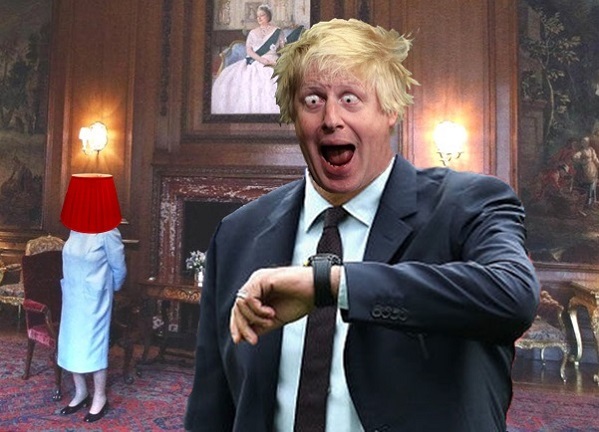 Queen in hiding after Boris wins – The Bug Online