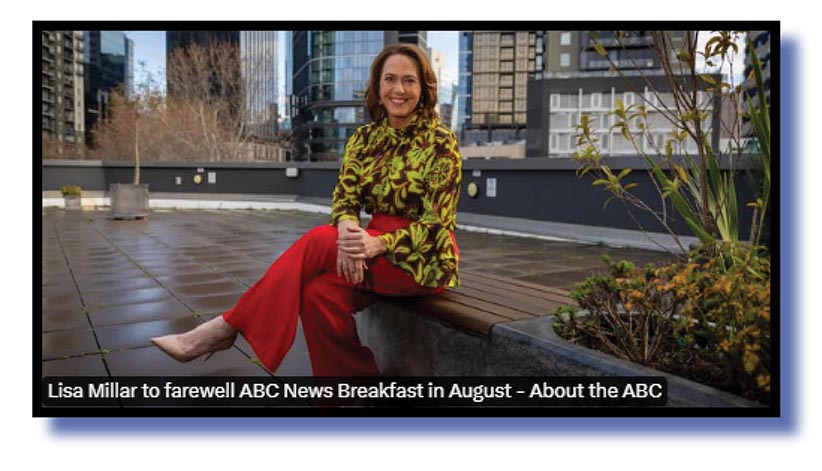 Statement on Lisa Millar’s movements – The Bug Online